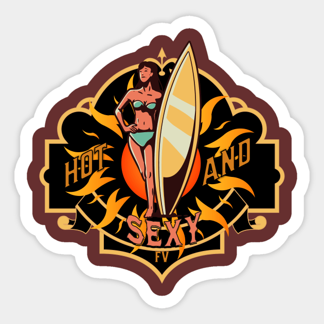 Hot And Sexy Woman Sticker Teepublic